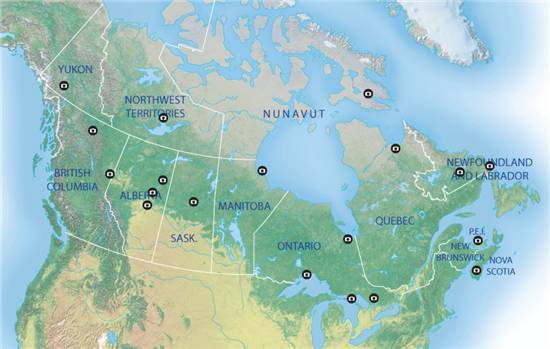 6张奇趣加拿大地图，为你解读加拿大的六大“真相”|界面新闻 · JMedia